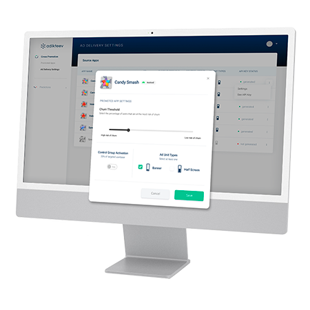 Adikteev's Cross Promotion Platform